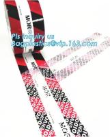 China Tamper Proof Security Seal Tape Warranty Void Tape,hidden message OPENVOID/VOID tamper evident security tape bagease for sale