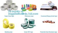 China super clear tape stationery tape,green pet tape,polymide heat resistant tape,pvc duct tape,warning tape,copper foil tape for sale