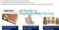China Kraft Paper Gummed Tape Kraft Paper For Heavy Packing,150um x 30mm x 150M Brown kraft paper strip tape with PE coated for sale
