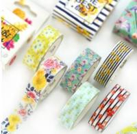 China mini masking paper washi tape roll,China factory custom 100 rolls Halloween Christmas festival design washi paper tape for sale