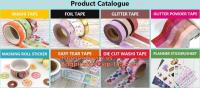 China Colorful decorative masking washi paper tape custom printed DIY washi tape with logo,Supplies DIY Arts & Crafts Multi-co for sale
