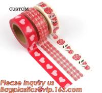 China HAPPY VALENTINE'S DAY SERIES WASHI TAPE,Dia3.7cm Animal Flower Whale Washi Tape Diary Photo Album Decorative Tape DIY Pa for sale