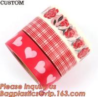China HAPPY VALENTINE'S DAY SERIES WASHI TAPE,Dia3.7cm Animal Flower Whale Washi Tape Diary Photo Album Decorative Tape DIY Pa for sale