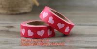 China HAPPY VALENTINE'S DAY SERIES WASHI TAPE,Dia3.7cm Animal Flower Whale Washi Tape Diary Photo Album Decorative Tape DIY Pa for sale