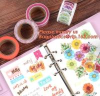 China Most Popular Lovely Design Custom Printing Various Color Pineapple Assorted Pattern Waterproof Washi Tape For Kids Craft for sale