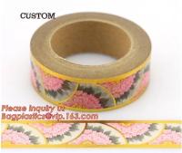 China Most Popular Lovely Design Custom Printing Various Color Pineapple Assorted Pattern Waterproof Washi Tape For Kids Craft for sale