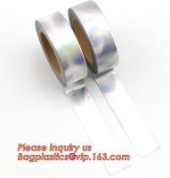 China foil washi tape holographic foil washi tape,Gold Laser Decorative Reflective Customized Washi Tape,Decorative Adhesive T for sale