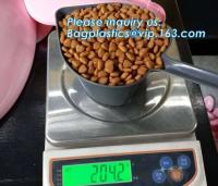 China Wholesale Dog Food Spoon Shovel Plastic Pet Feed Scoop, Recycle food grade factory cat dog pet food storage container wi for sale