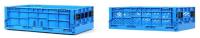 China Plastic Circulation Folding Electronic Industrial Turnover Box, Stackable turnover plastic moving box for sale, foods cr for sale