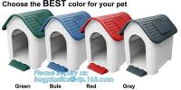 China Home Indoor Outdoor Eco Friendly Dog House, Wholesale blue indoor outdoor plastic pet dog house, Kennel with window, cat for sale