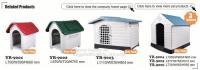 China New Style Outdoor Breathless Removable Dog House Plastic Three Sizes Plastic Dog House, Cat Dog House Of Pet Home, bagea for sale