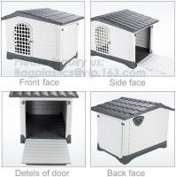 China Different plastic dog house/ pet kennel/garden house for dog, Eco Friendly Plastic Dog House/Durable Cat Plastic House for sale