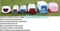 China Transport Box Pet Air Box Travel Carrier Cages Portable Plastic Dog Carrier, Dog Box Cages------Durable Plastic Aviation for sale