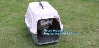 China Transport Box Pet Air Box Travel Carrier Cages Portable Plastic Dog Carrier, Dog Box Cages------Durable Plastic Aviation for sale