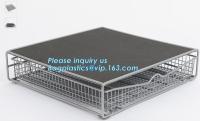 China Coffee pod storage drawer, customized iron metal mesh coffee pod storage organizer 36 k cup drawer, Kitchen King Coffee for sale