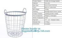 China Copper Kichen Metal Wire Fruit storage Basket, Low price metal wire mesh storage baskets, wire metal desk organizer rose for sale