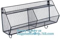China Different shapes metal wire mesh file baskets office supply baskets wholesale, magazine office document file holder shel for sale