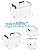 China household items 8 compartment clear plastic container storage box, household kids toy clear plastic clothes storage box for sale