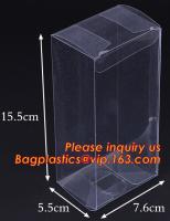 China Electric product vinyl ear phone black paper box , plastic box, pvc plastic box transparent plastic shoe box clear plast for sale