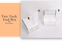 China Alternatives to paper box windowed box PET Box for shampoo  Clear Windowed Box windowed box PVC box for shampoo bagease for sale