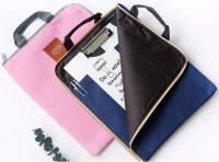 China OEM shopping tote color zipper lunch Customized file canvas bag,Recycled canvas cotton bag promotional hanging file tote for sale
