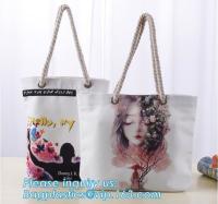 China Cheap Customized Logo tote shopping bag Cotton canvas bag,Customize logo eco cotton canvas custom tote bags bagease for sale