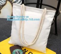 China Custom beach tote bag women rope handle print canvas tote bag wholesale,cheap plain blank canvas tote bag promotional for sale