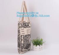 China Reusable 100% Cotton Canvas Bag Canvas Tote Bags Convenient Environmentally Grocery Shopping Bags,zipper canvas bag cott for sale