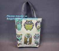 China 100% recycled organic cotton canvas calico drawstring bag with printing,custom print canvas cloth tote bags with printed for sale