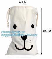 China Wholesale promotional eco friendly custom printed logo plain canvas drawstring bag cotton shoe bag personalized canvas for sale
