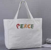 China Creative advertising shopping colorful cotton canvas bag gold stamping bag with pu handle,Women's Canvas Bag Single Shou for sale