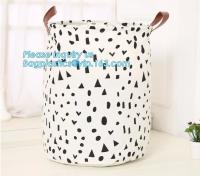 China Large Foldable Waterproof Canvas Toy Storage Basket,manufacturer 100%cotton canvas eco-friendly fabric washable bread ba for sale