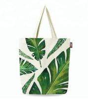 China Wholesale white and black plain cotton canvas handles black canvas tote bag,blank natural cotton canvas bag without logo for sale