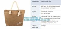 China customized promotion gift waterproof clear pvc cotton rope handle beach tote bag transparent shopping bags bagease pac for sale