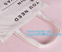 China Promotional Ecological Handled Style Canvas Cotton Tote Bags For School Books,Eco white cotton canvas cotton rope handle for sale