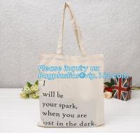 China Promotional Ecological Handled Style Canvas Cotton Tote Bags For School Books,Eco white cotton canvas cotton rope handle for sale