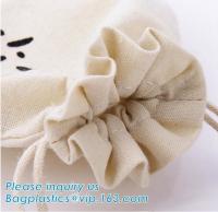 China OEM Organic Cotton Drawstring Bag,Custom design Eco Friendly printing canvas cotton drawstring bag,Muslin Drawstring Bag for sale