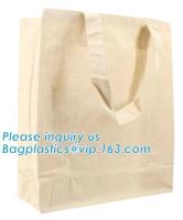 China durable cotton canvas handled shopping bag,Recycled Rough rope handle cotton canvas tote bag with logo bagease package for sale