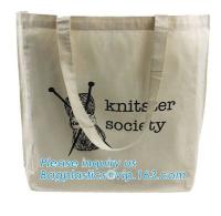 China durable cotton canvas handled shopping bag,Recycled Rough rope handle cotton canvas tote bag with logo bagease package for sale