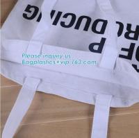 China Handle shoulder dual use recyclable shopping cotton bag,Manufacturer custom-made 12oz white handled cotton canvas tote b for sale