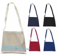 China Recycled Rough rope handle cotton canvas tote bag with logo,Canvas Bag Long Handle Tote Shopper Calico Cotton Canvas Sho for sale