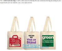 China Recycled Rough rope handle cotton canvas tote bag with logo,Canvas Bag Long Handle Tote Shopper Calico Cotton Canvas Sho for sale