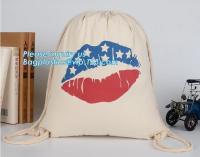 China Organic Cotton Contracted Storage Cotton Drawstring Gym Bag,Eco friendly cotton drawstring bag small with custom logo de for sale