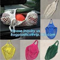 China Reusable Grocery Market Cotton Net Shopping String Net Bag,Reusable grocery tote mesh shopping cotton net bag bagease for sale