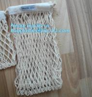 China travel Cotton Reusable Net Shopping Tote String Bag Organizer, Sturdy Mesh Produce Bag,Washable Mesh Storage Fruit Veget for sale