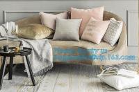 China Customized Design Gold Blocking leaf cushion cover square throw pillow case,Printed cushion covers,Home Made Decorative for sale