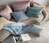 China Customized Design Gold Blocking leaf cushion cover square throw pillow case,Printed cushion covers,Home Made Decorative for sale