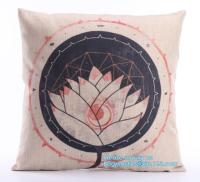 China Wholesale creative double sided printing cheap cushions geometric deer custom cushion cover 50x50,applique work cushion for sale