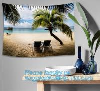 China wholesale Digital Printed Cactus Tapestry Custom Print home decor mandala bohemian wall hangings tapestry bagease packag for sale
