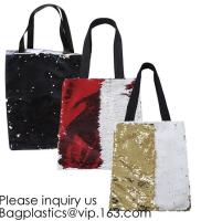 China Fashion Bling Sublimation Strapping Sequin Drawstring Backpack Bag,Glitter Mermaid Flip Sequin Bag Outdoor Shoulder Reversib for sale
